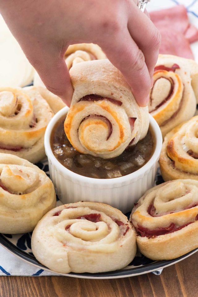 French Dip Pinwheels | Salt and Sugar