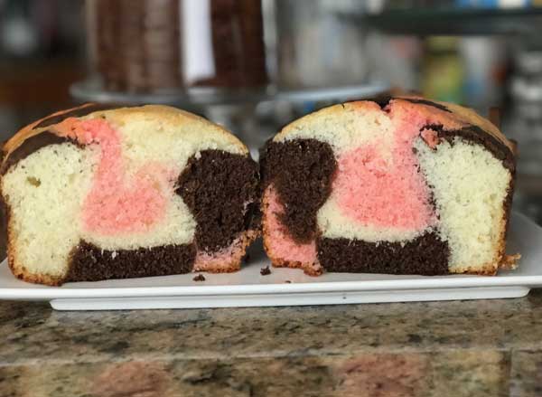 Loaf Pan Neapolitan Cake | Salt and Sugar