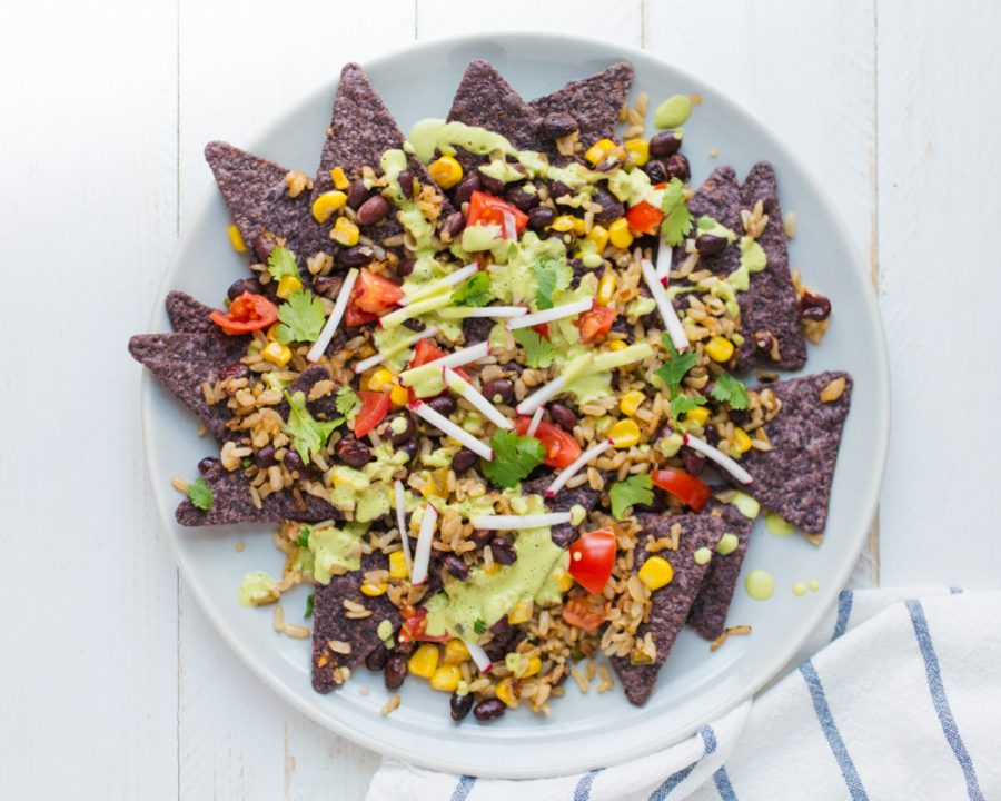 Mexican Fried Rice Nachos | Salt and Sugar