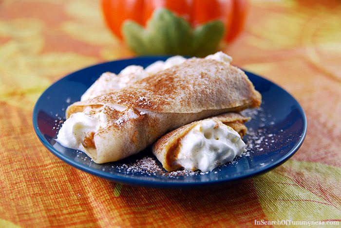 Pumpkin Pie Crêpes | Salt and Sugar