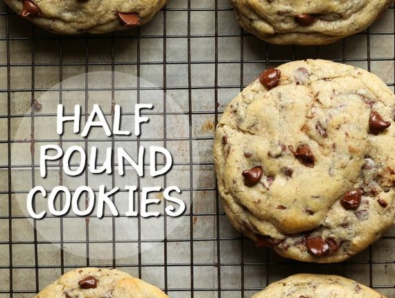 Half Pound Chocolate Chip Cookies | Salt and Sugar