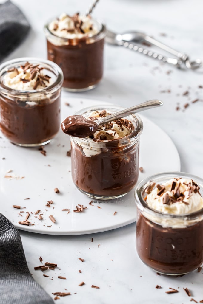 EASY DARK CHOCOLATE POTS | Salt and Sugar